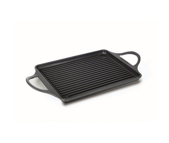 Plato Grill Explora, Aluminio Fundido a Presión, Negro - Conforama
