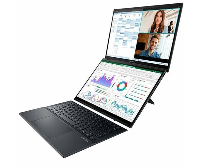 Laptop 2 en 1 Asus ZenBook Duo OLED UX8406CA-PZ152W 14" Qwerty Español ...