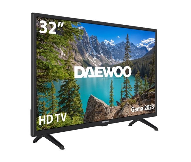 Televisor Daewoo 32DE04HL1 32" HD modo hotel E negro - Conforama