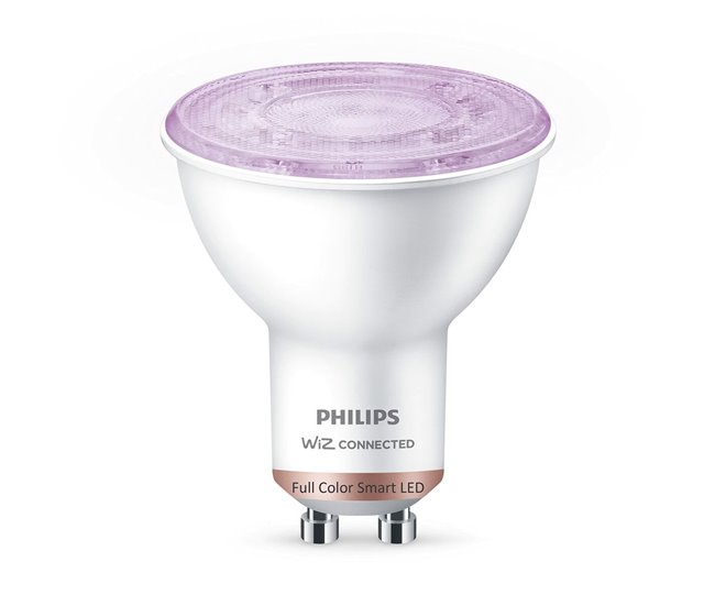 Bombilla Inteligente Philips Wiz Full Colors LED RGB 345 lm 4,7 W GU10 - Conforama