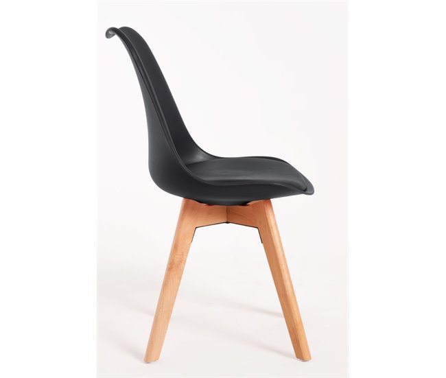 Pack 6 Sillas Synk Basic - Negro - Conforama