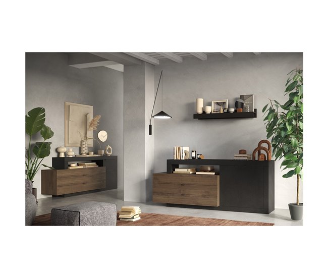 Buffet 1 puerta y 3 cajones Journey - L160 cm - Conforama