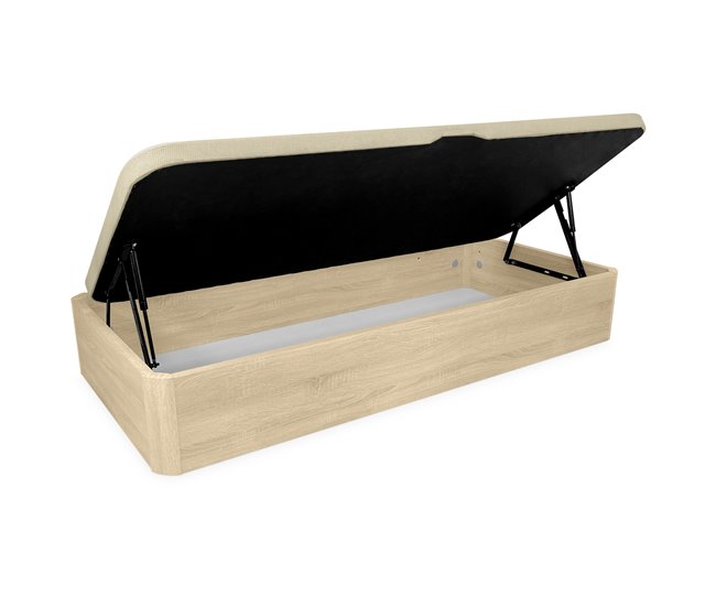 Canapé Abatible de Madera con Apertura Lateral 90 x 190, con Montaje Incluido, Cambria - Conforama