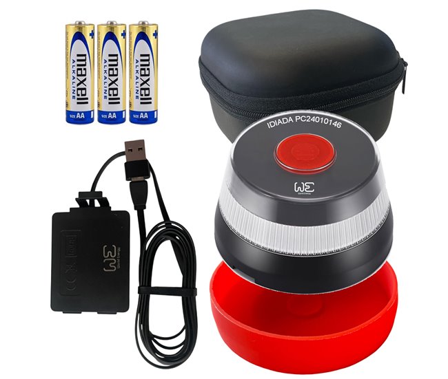 Kit de seguridad con Baliza de Emergencia V16 Geolocalizada y Conectada ...