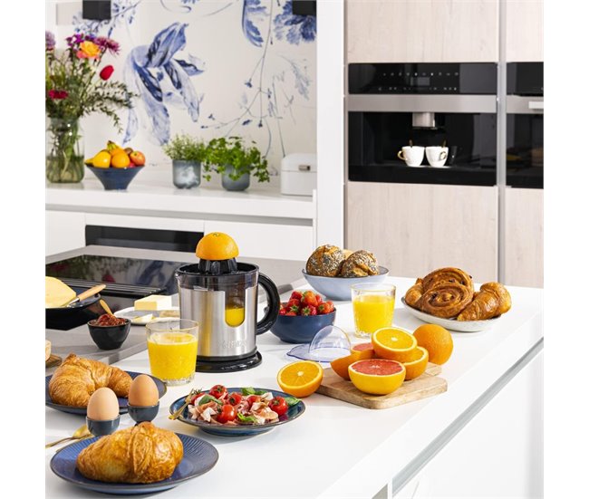 Exprimidor eléctrico Princess 201975 40W 1,2L 2 conos acero inoxidable ...