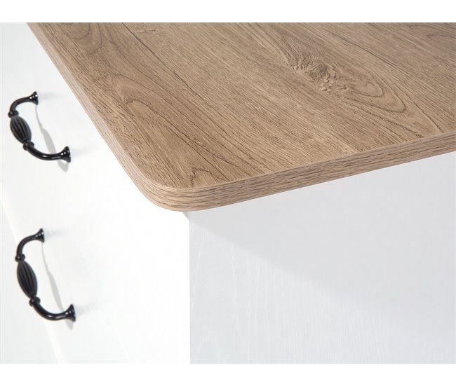 Cómoda de 5 cajones SHARON Blanco - Conforama