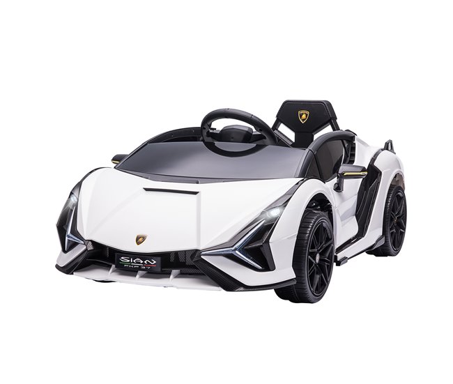 HOMCOM Coche Eléctrico para Niños de +3 Años Lamborghini SIAN Coche de ...