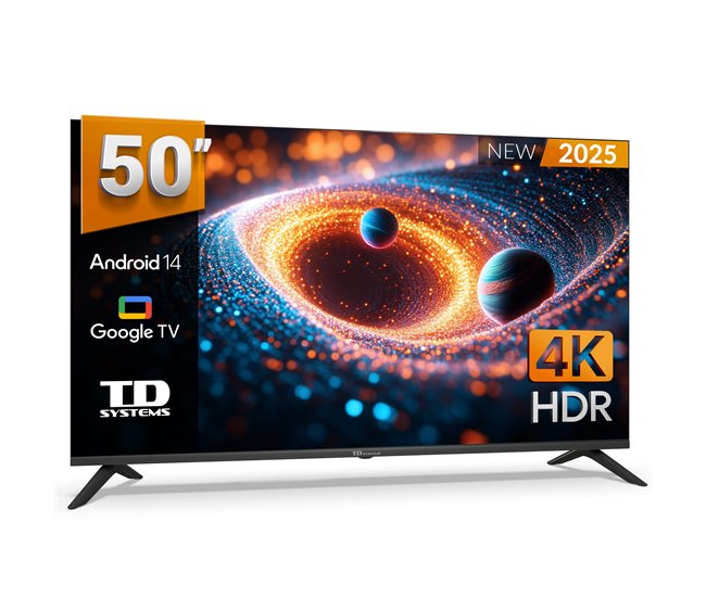 Smart TV 50 pulgadas 4K Hey Google Official Assistant con control por ...