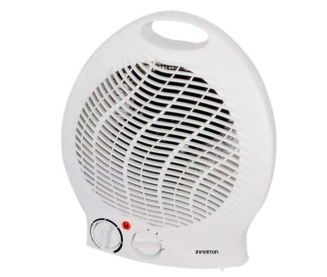 Calefactor ventilador Infiniton HBS-200C 2000W termostato mecánico 3 ...
