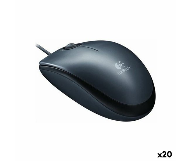 Ratón Logitech M90 Negro Gris (20 Unidades) - Conforama