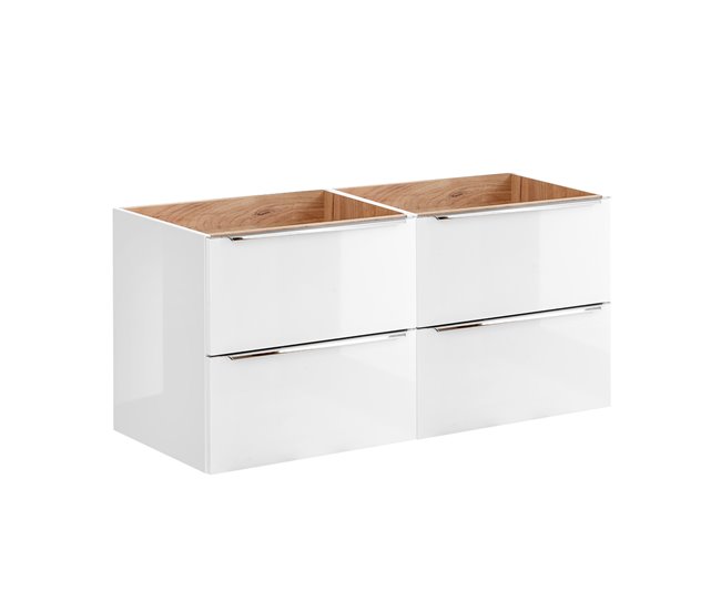 Mueble bajo lavabo 120 cm April Blanco - Conforama