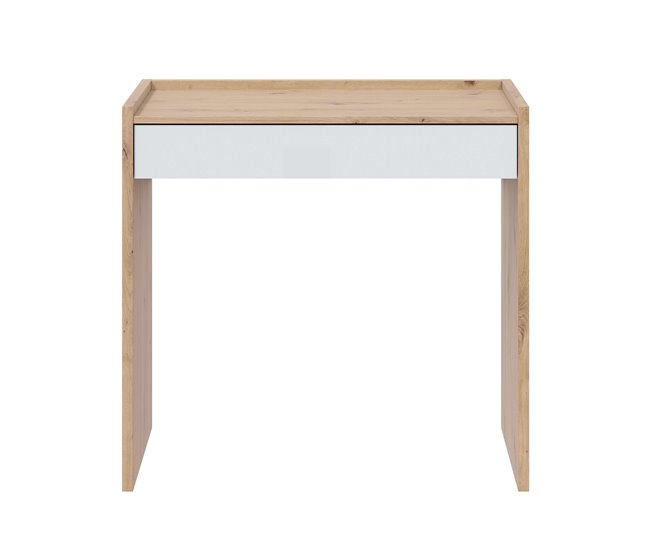 Pack de oficina muebles acabado en color roble nodi y blanco mate ...