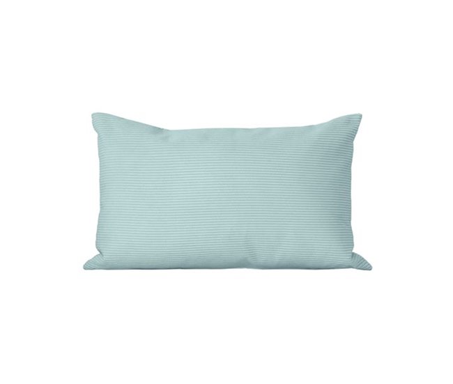 Cojín rectangular 30x50cm pana turquesa Dune - Conforama