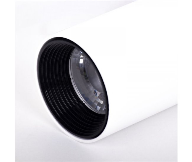 foco para rail aluminio color blanco serie line pro x2 9cm - Conforama