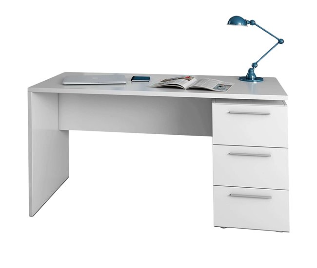 Pack de Oficina Despacho Estilo Contemporáneo en Color Blanco con 2 ...