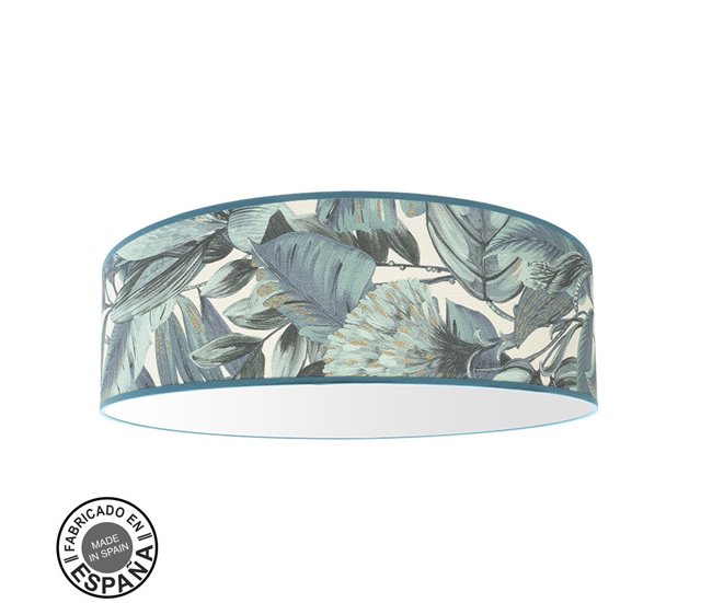 plafon de techo metal color azul serie argel 60cm - Conforama