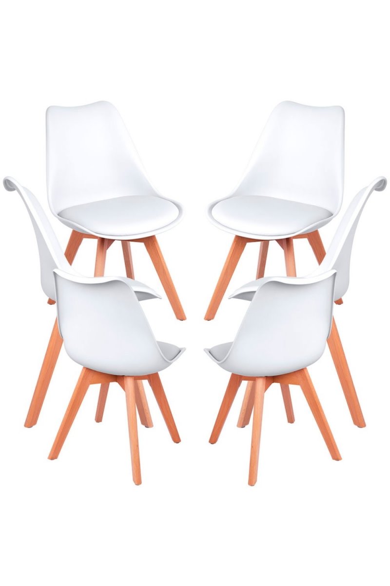 Pack 6 Sillas Synk Basic - Blanco - Conforama