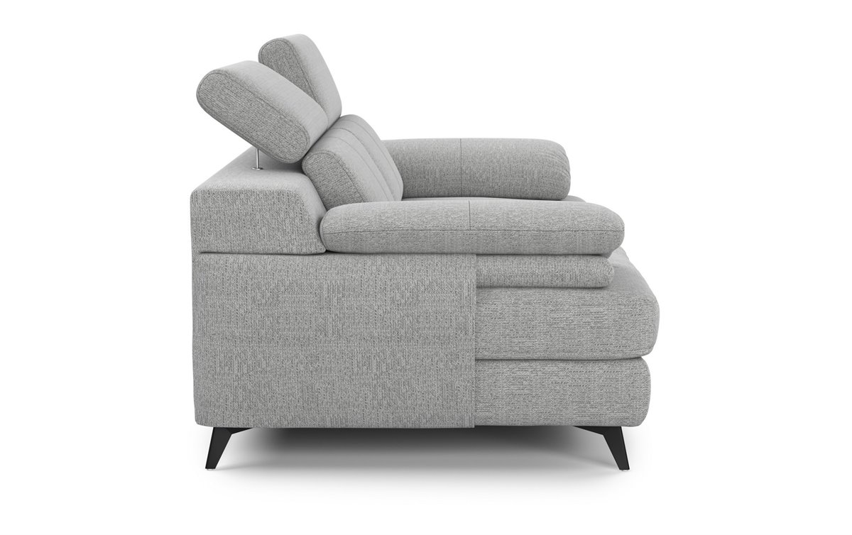 Sofá TITUS 3 plazas color gris claro - Conforama