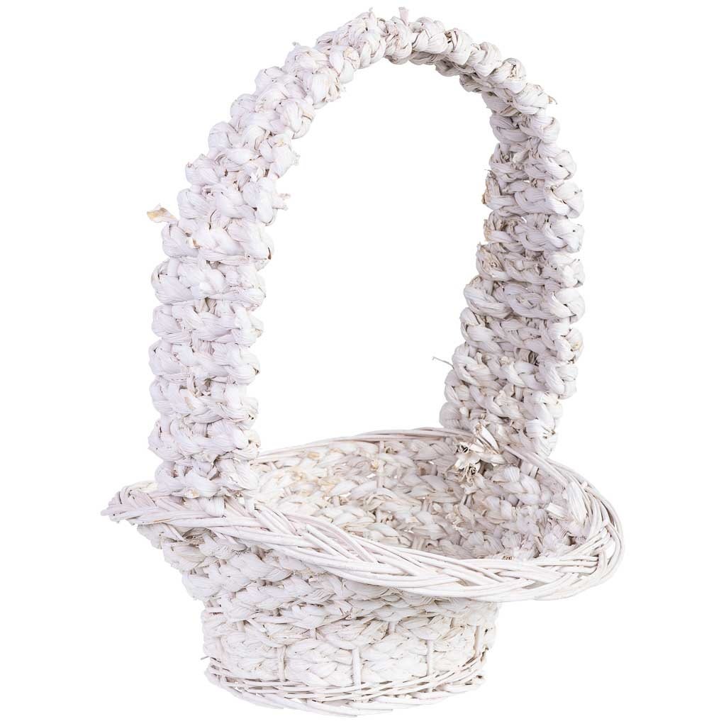 Cesta de mimbre blanca 38x31x13/16/43h cm - Conforama