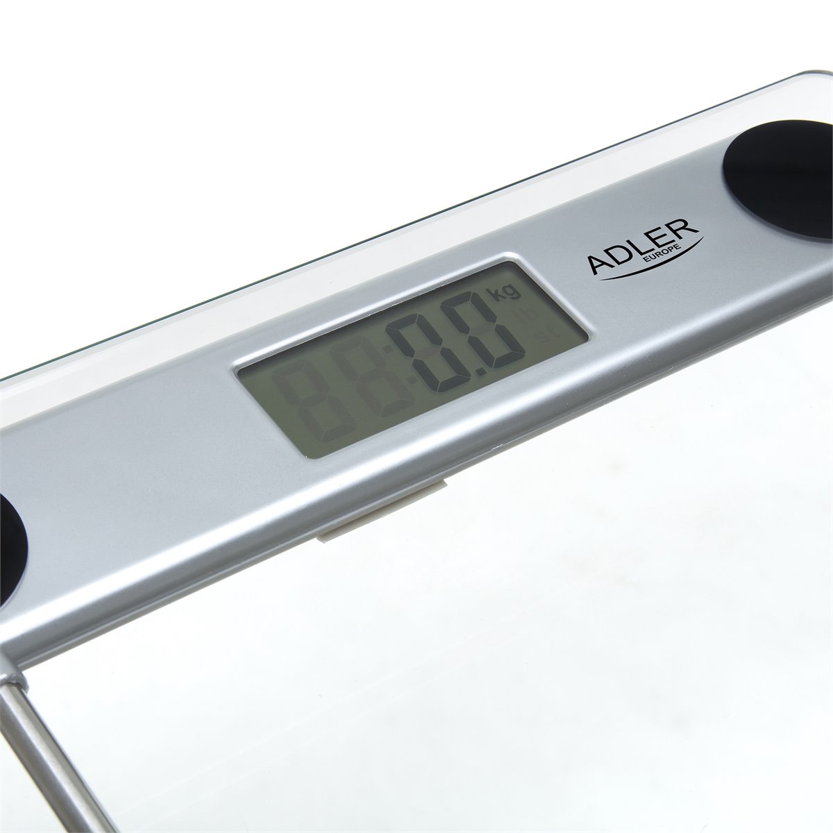 Adler AD 8121 Báscula de Baño Digital Cristal Templado, Alta Medición 150 kg 100 g, Apagado ...
