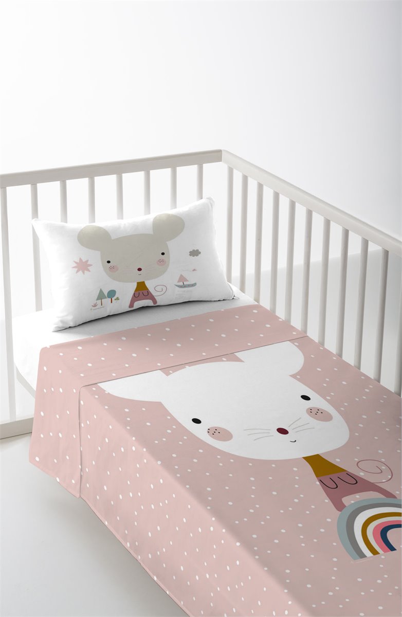 JUEGO DE SÁBANA CUNA/MAXICUNA SUSANITA ROSA CUNA 60 CM - Conforama