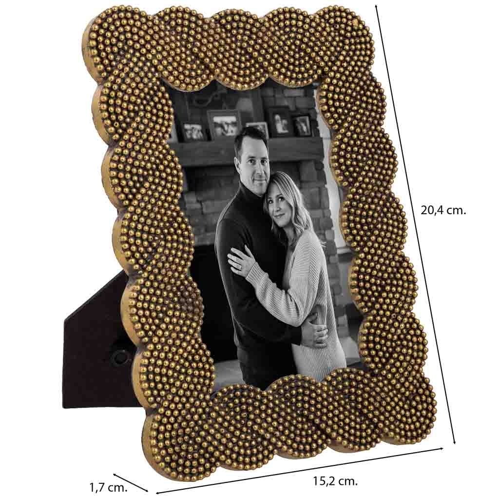 Porta fotos 10X15 negro 15,2x1,7x20,4h cm - Conforama