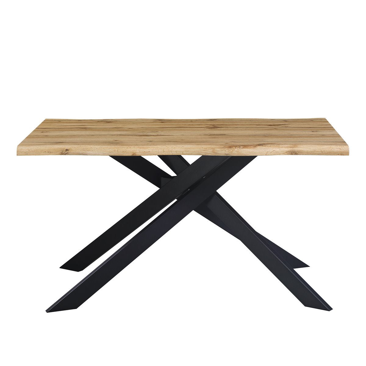 Mesa de comedor fija color roble LIMA - Conforama