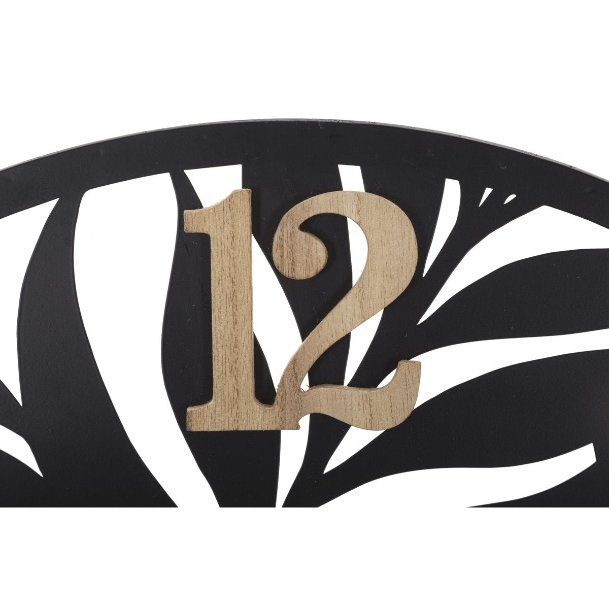 Reloj de Pared MF257, Metal, Negro - Conforama