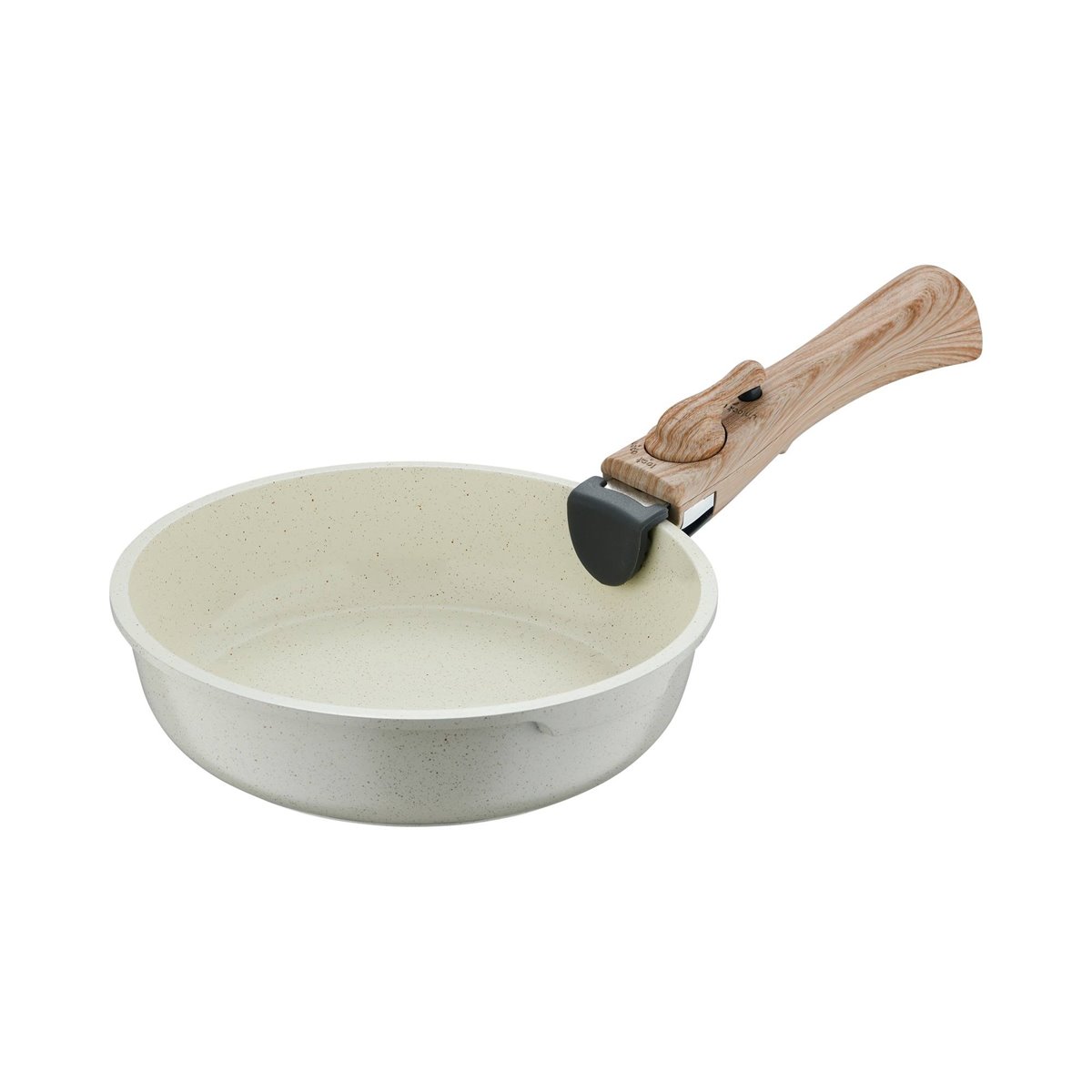 Bergner Click&Cook Juego de 2 Sartenes Ø22Ø26cm Aluminio fundido Blanco ...