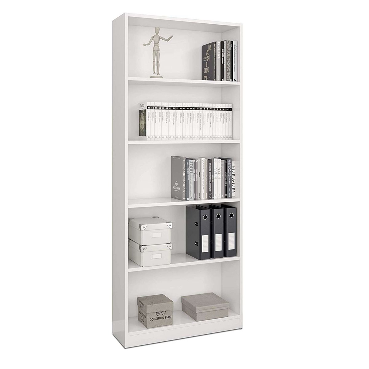 Pack de Oficina Despacho Estilo Contemporáneo en Color Blanco con 2 ...