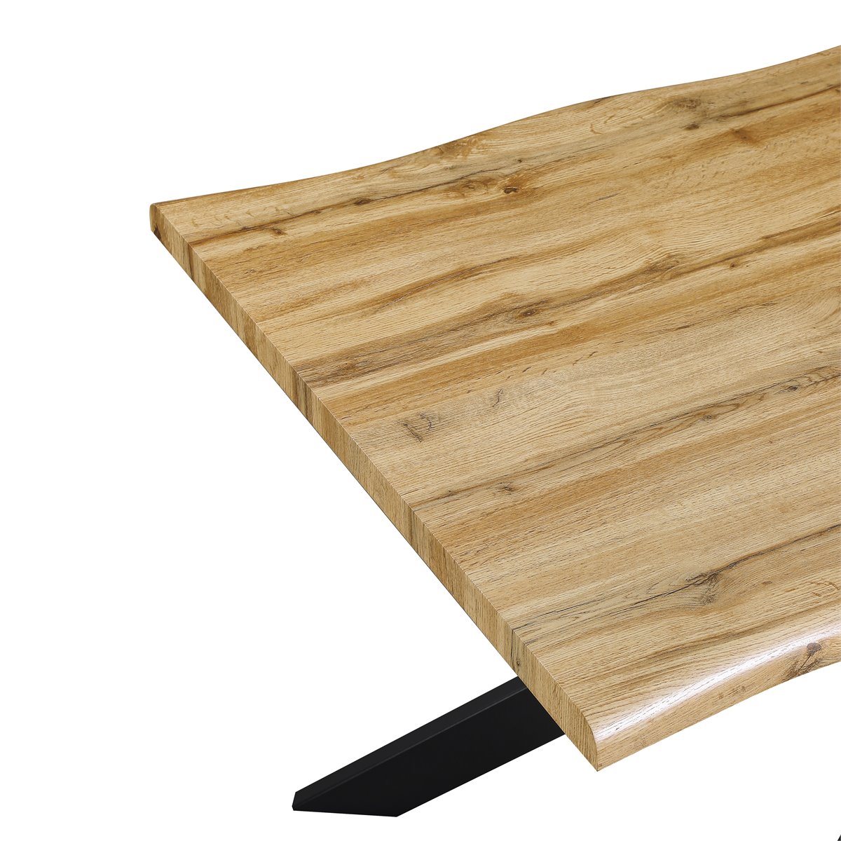 Mesa de comedor fija color roble LIMA - Conforama