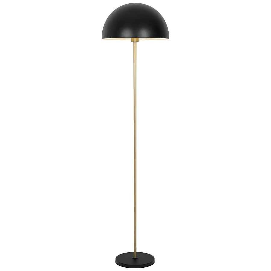 lampara de pie metal color negro serie marnau 40cm - Conforama