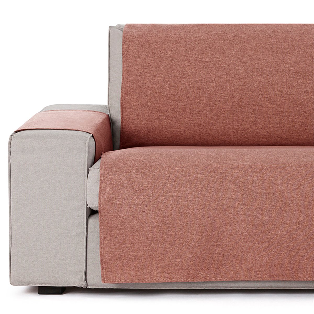 Vipalia Funda cubre sofa liso. Fundas para sofa 3 plazas algodon. Cubre ...