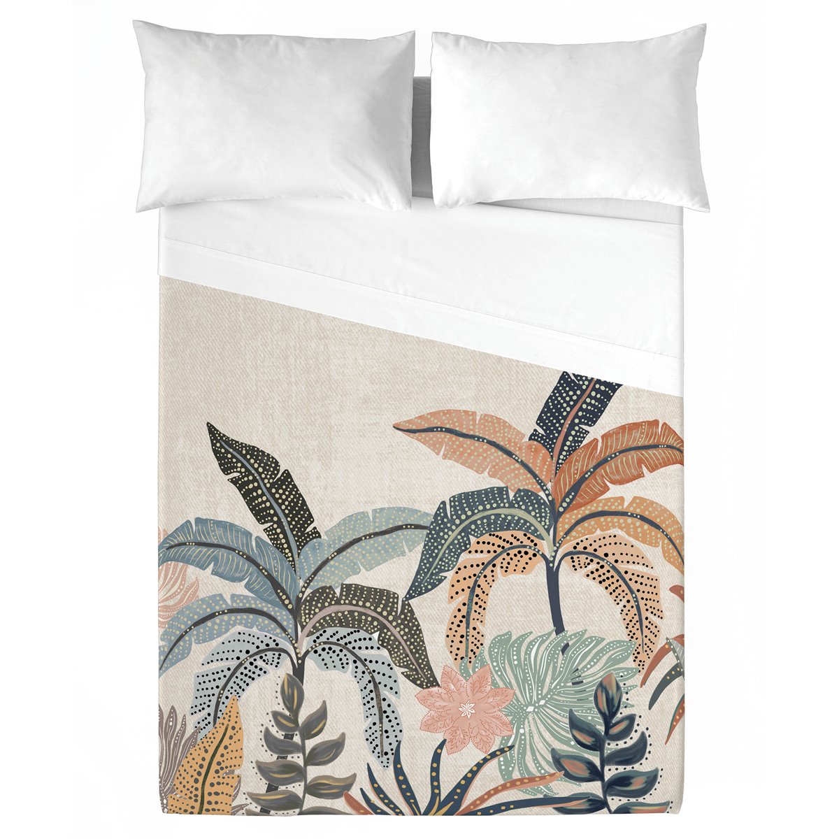 NATURALS - Juego de Sábanas Estampadas 3 Piezas Cama 90 - Algodón Extra ...