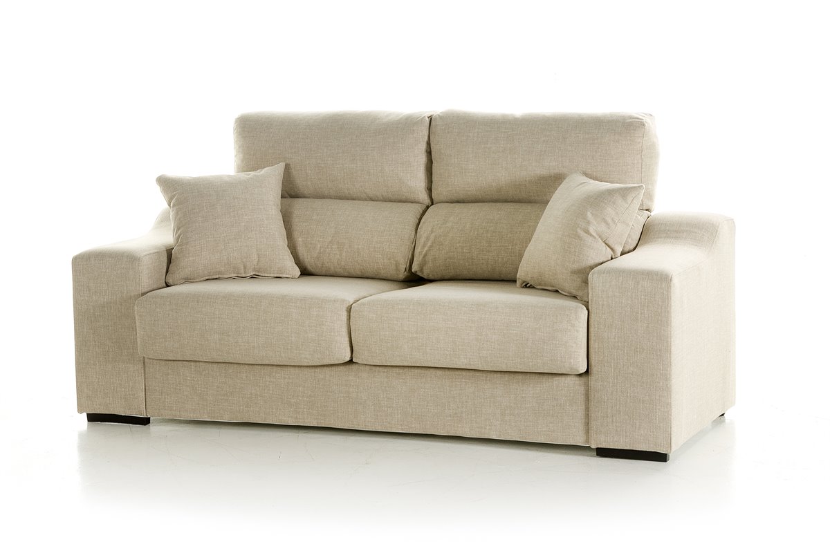 Sofa de 3 plazas beige LUCIA 5 Conforama
