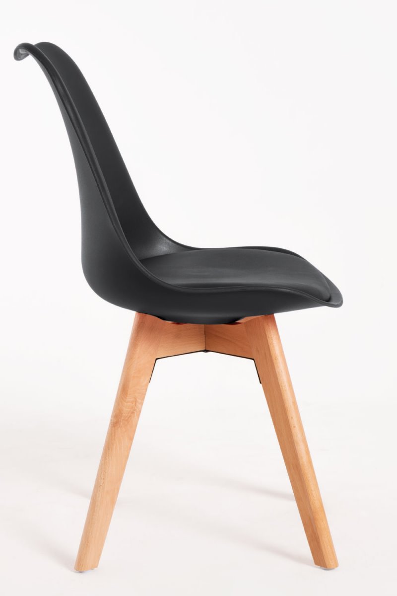 Pack 4 Sillas Synk Basic - Negro - Conforama