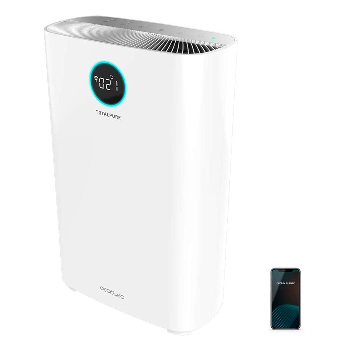 Purificador de Aire Cecotec TotalPure 2500 Connected Wi-Fi 20 W - Conforama