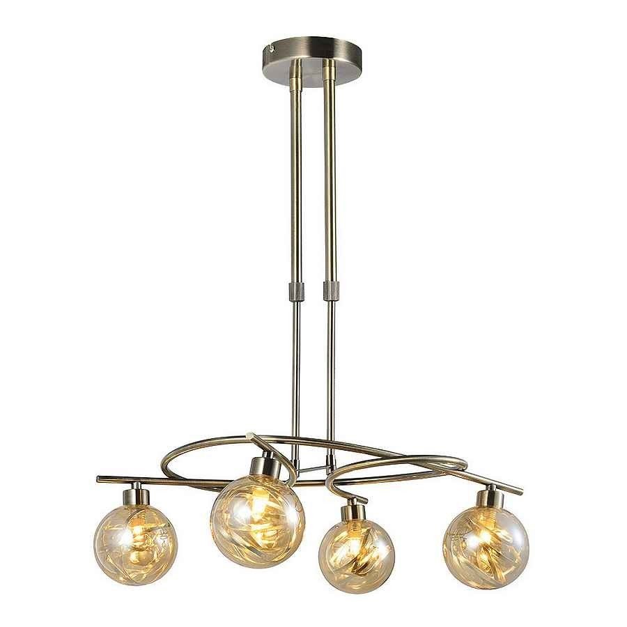 lampara de techo metal color dorado serie varanasi 50cm - Conforama