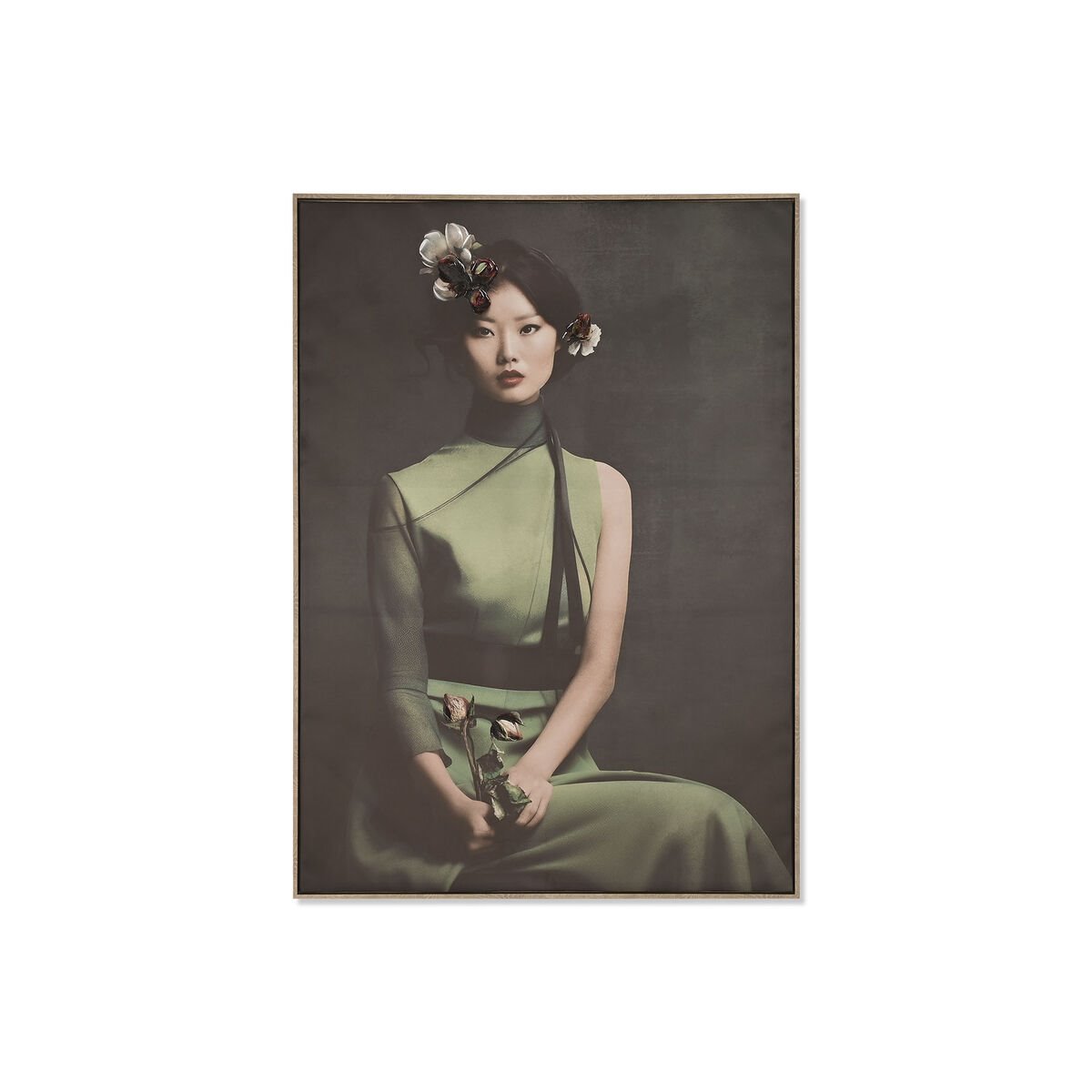 Cuadro Home ESPRIT Verde Oriental 103 x 4,5 x 143 cm - Conforama