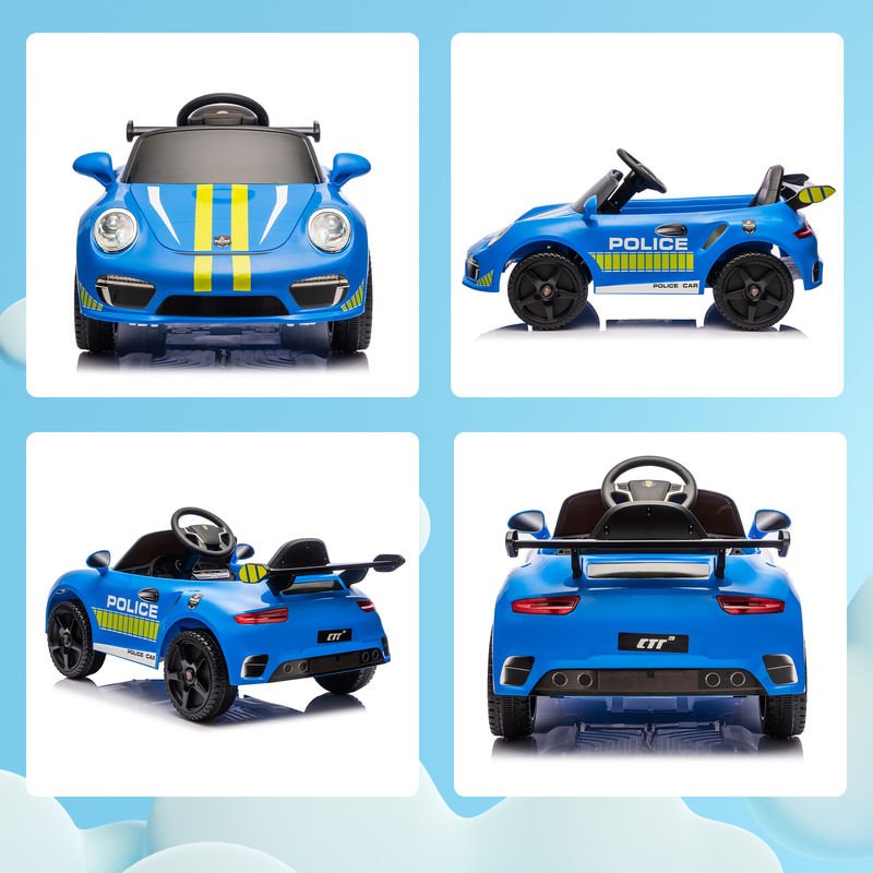 AIYAPLAY Coche Eléctrico para Niños con Licencia RUF CTR 3 Clubsport ...