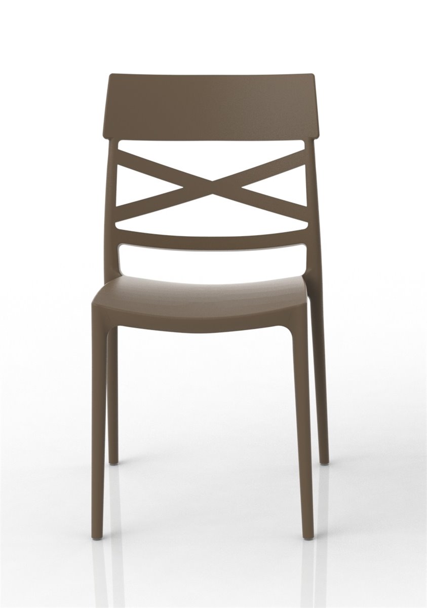 Silla de cocina LUISA color topo - Conforama