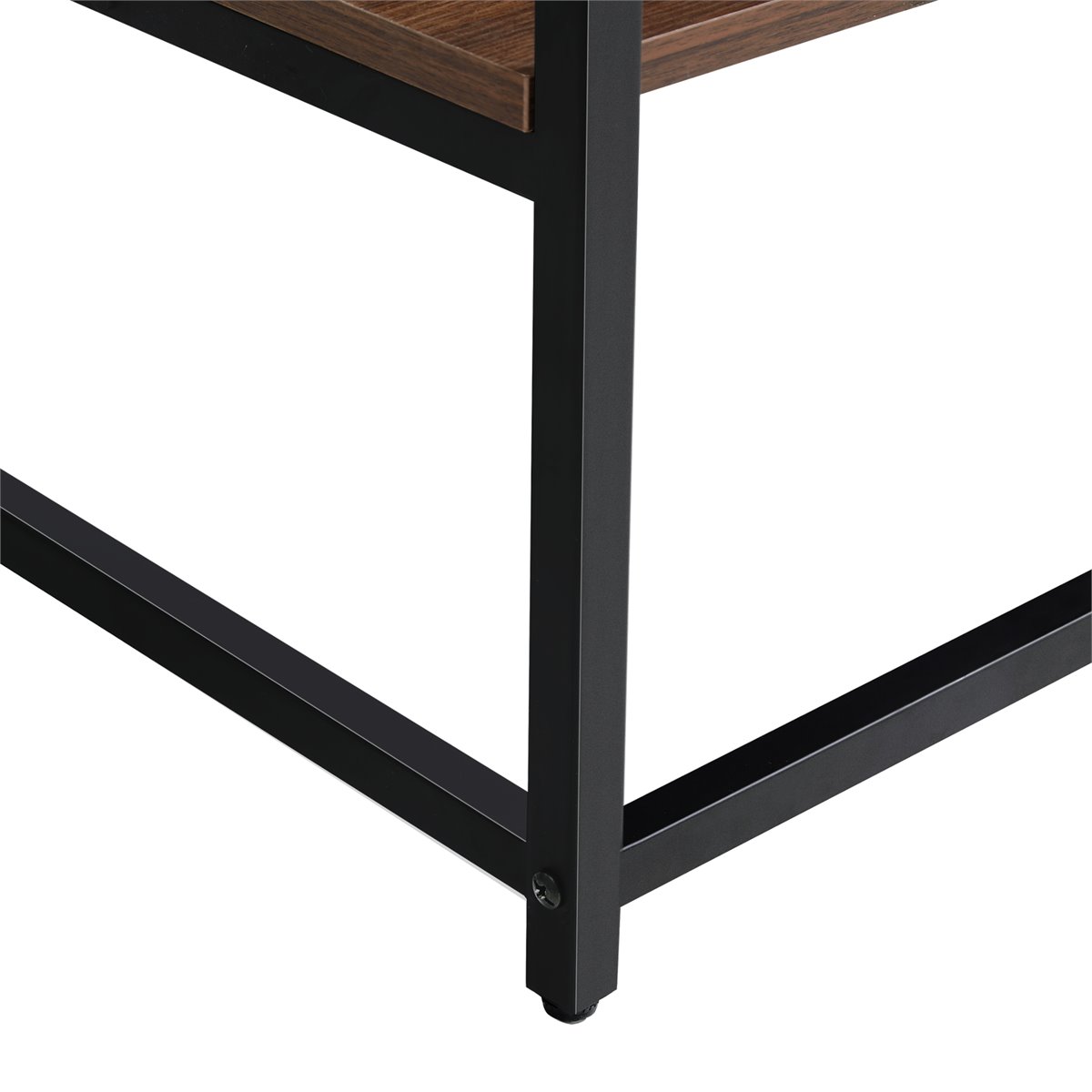 Mueble de entrada Horgau con percherro burro y varios estantes metal y ...