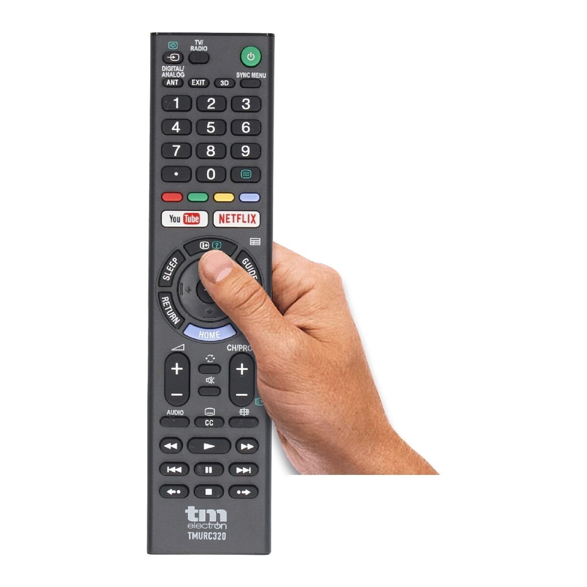Mando a Distancia Universal para Sony TM Electron Negro - Conforama