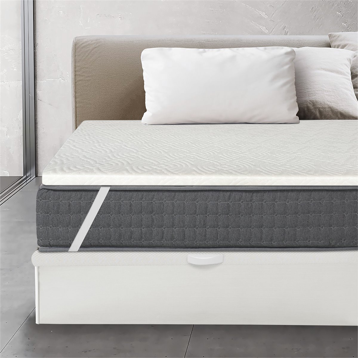 Topper VISCOELÁSTICO marca FLEX 90x190cm - Conforama