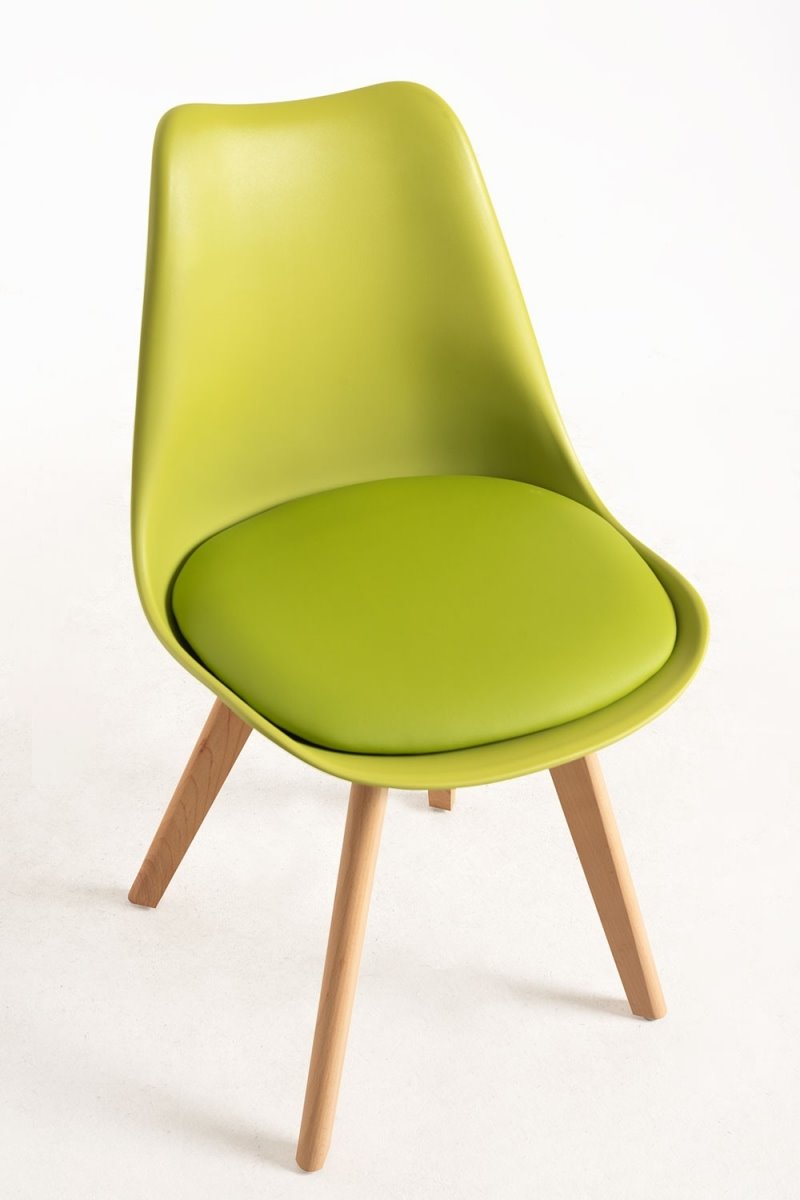 Pack 6 Sillas Synk Basic - Verde Claro - Conforama