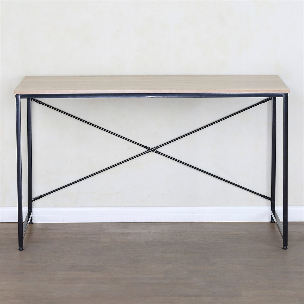 Max Home Escritorio madera y acero 120x60x71 cm - Conforama