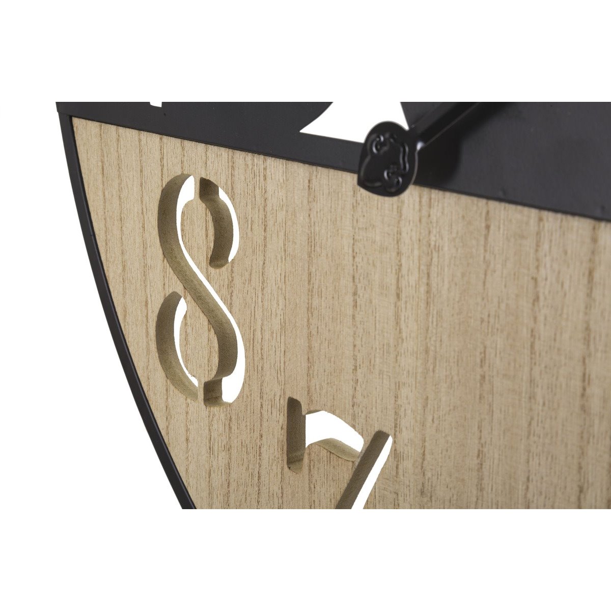 Reloj de Pared MF257, Metal, Negro - Conforama