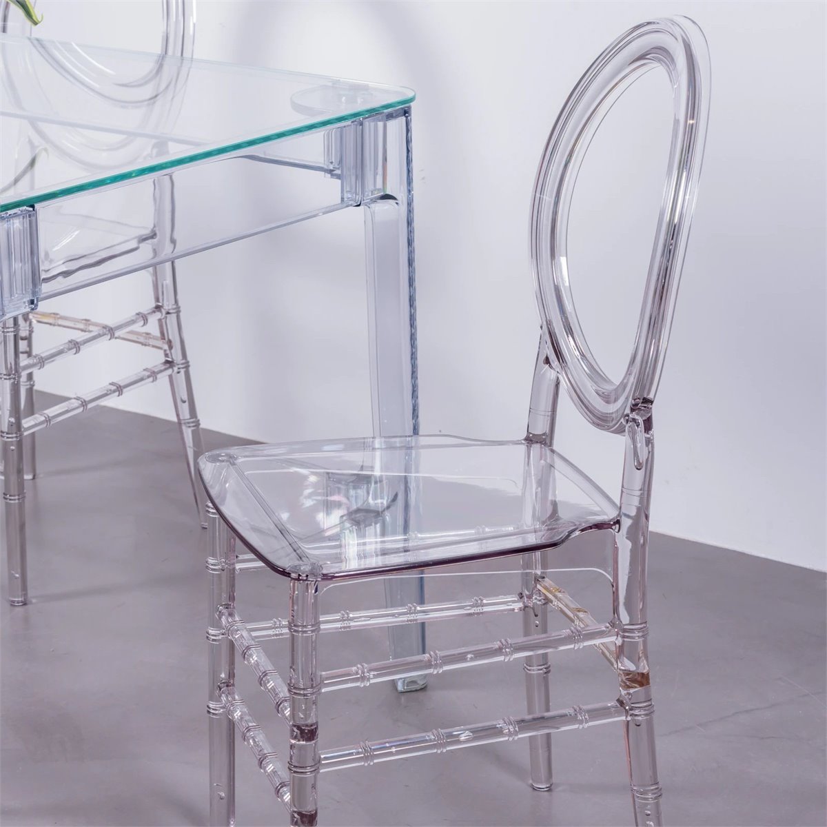 Silla clásica en policarbonato transparente - Ghost - Conforama