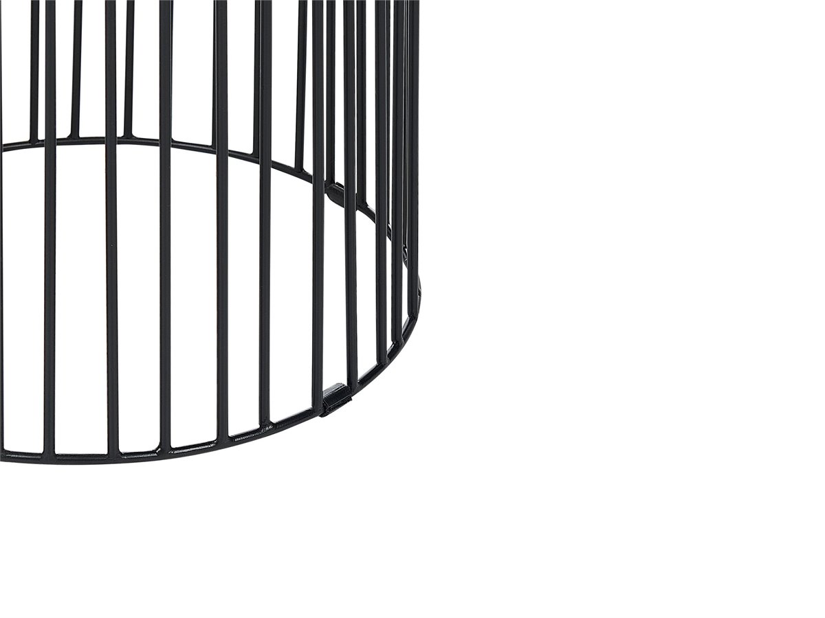 Mesa auxiliar WILLS Madera de mango Marrón/Negro - Conforama