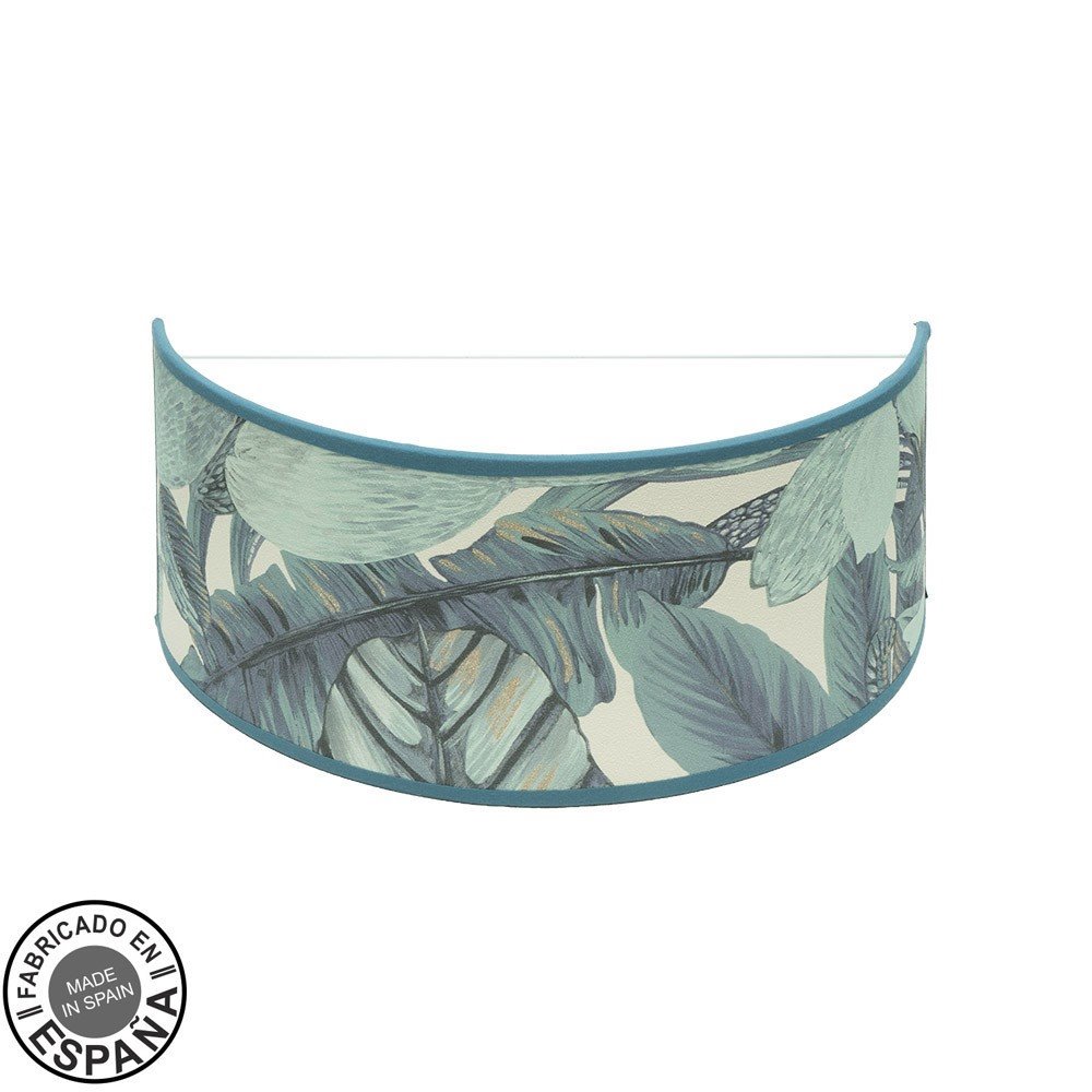 aplique de pared metal color azul serie argel 33cm - Conforama